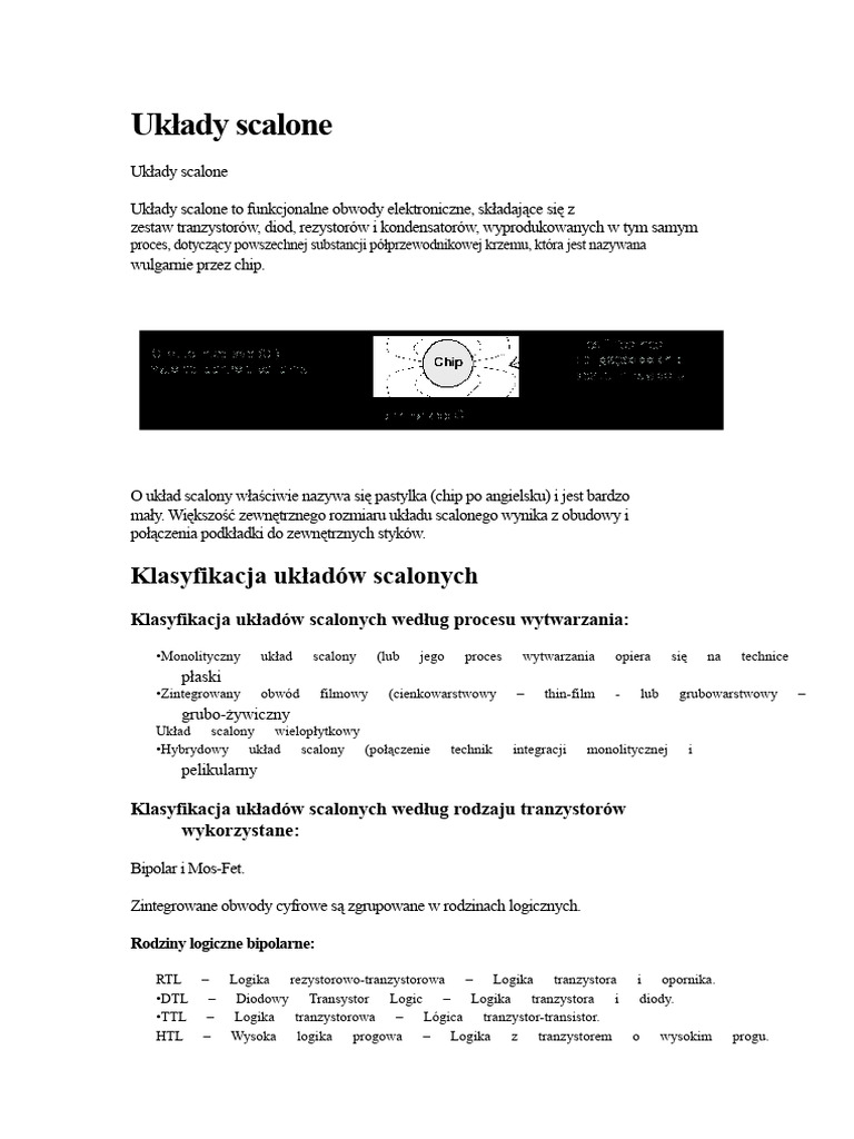 Układy Scalone | PDF