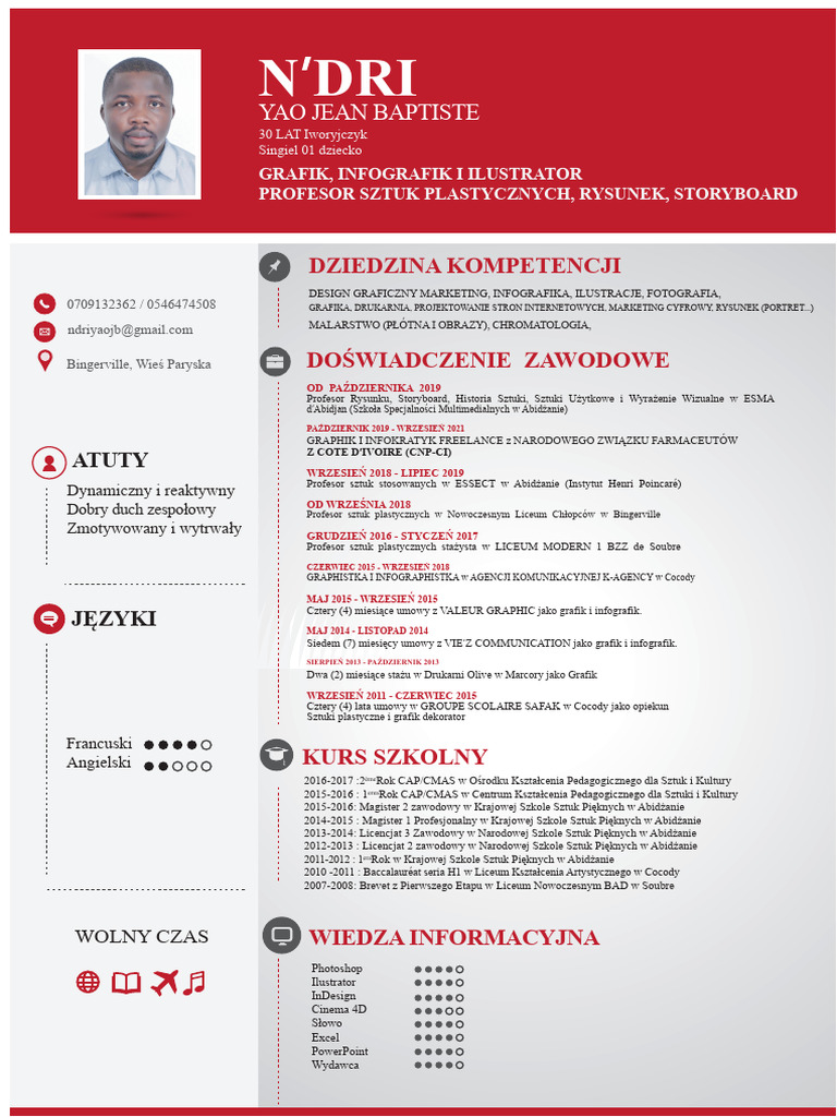 CV N'dri Yao Jean Baptiste | PDF