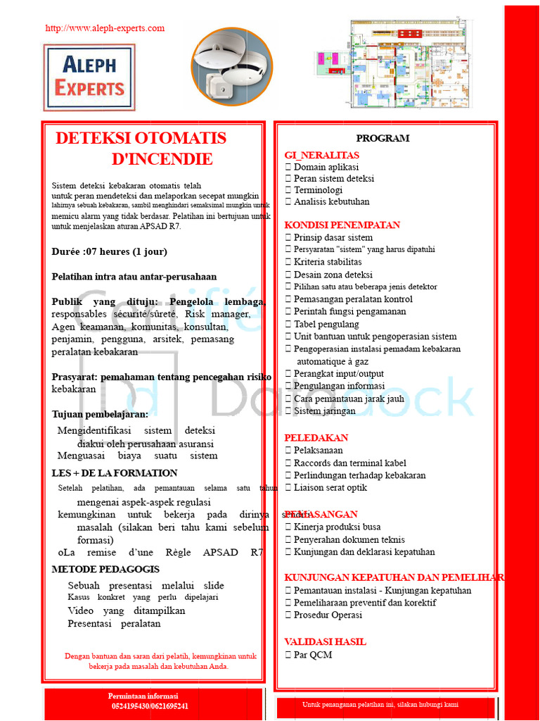 Apsad r7 Deteksi Kebakaran Otomatis - Aleph Experts | PDF