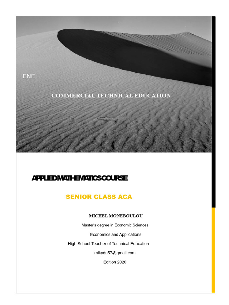Applied Math Course TLE ACA | PDF | Interest | Ratio