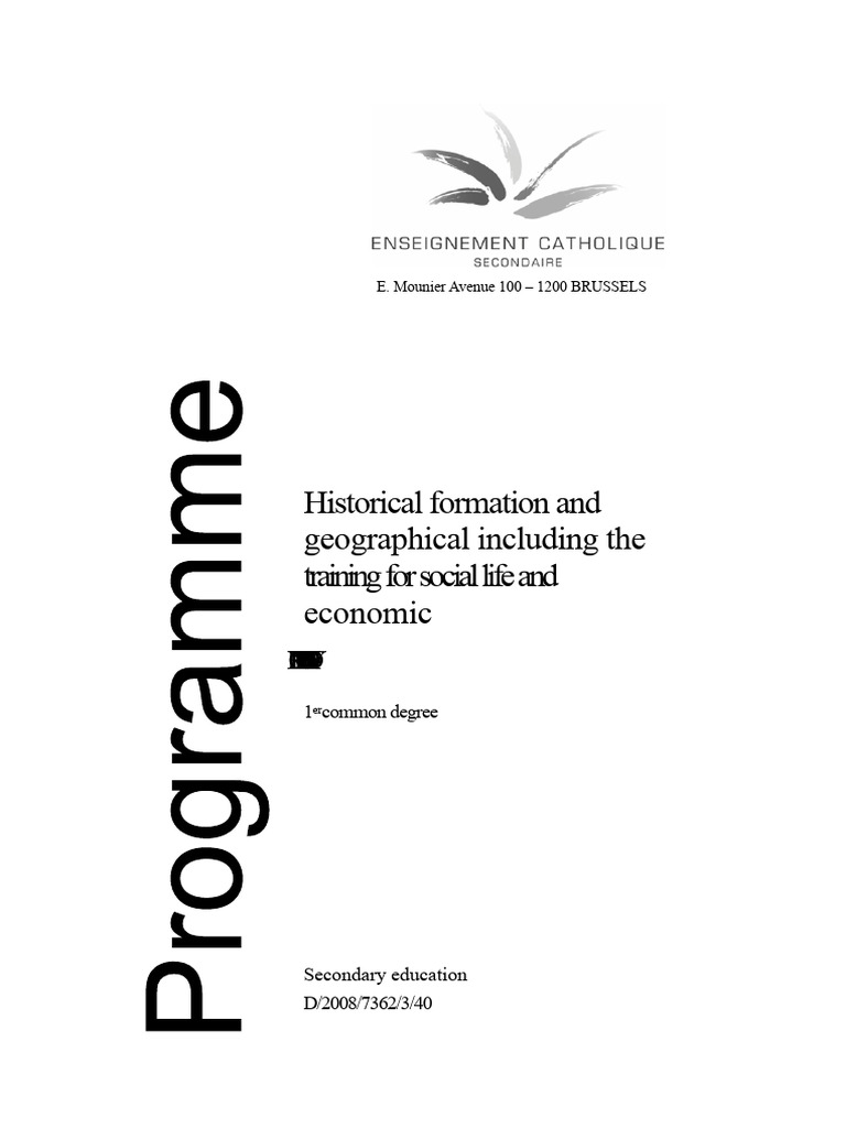 Common First Degree Environmental Study Program | PDF | Geography ...