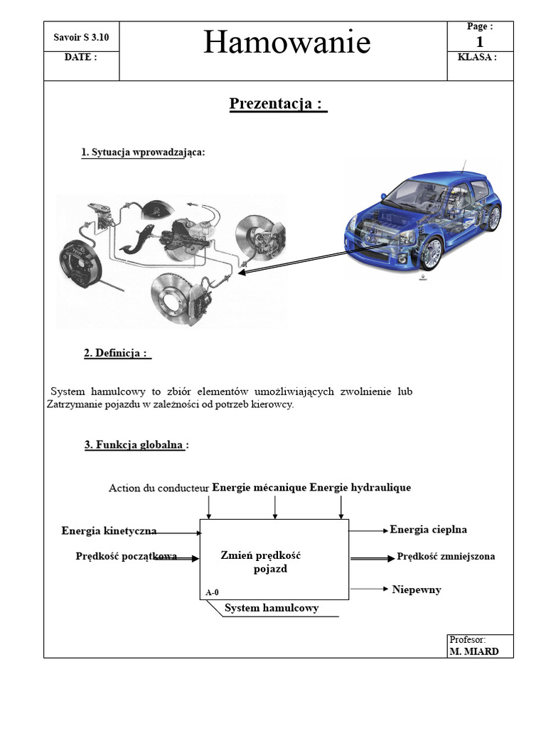 Freinage Miard PDF | PDF