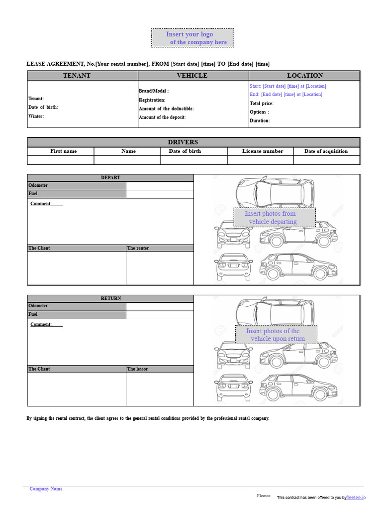 Rental Agreement Template | PDF | Lease | Renting