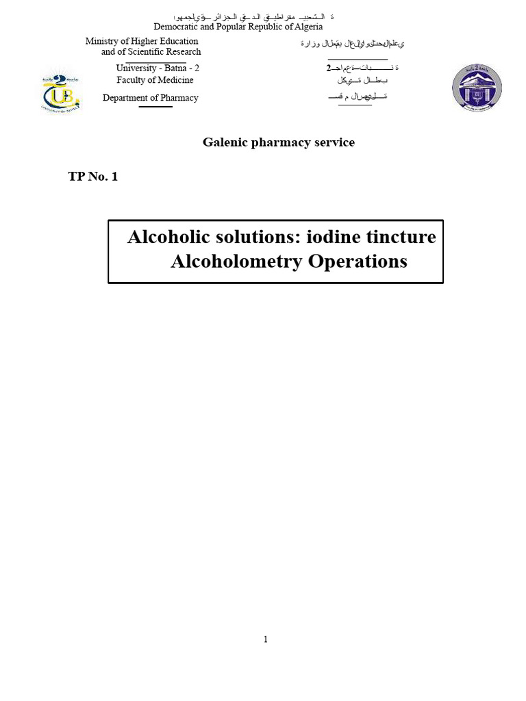 Alcoholometry Lab 2020 | PDF | Ethanol | Density