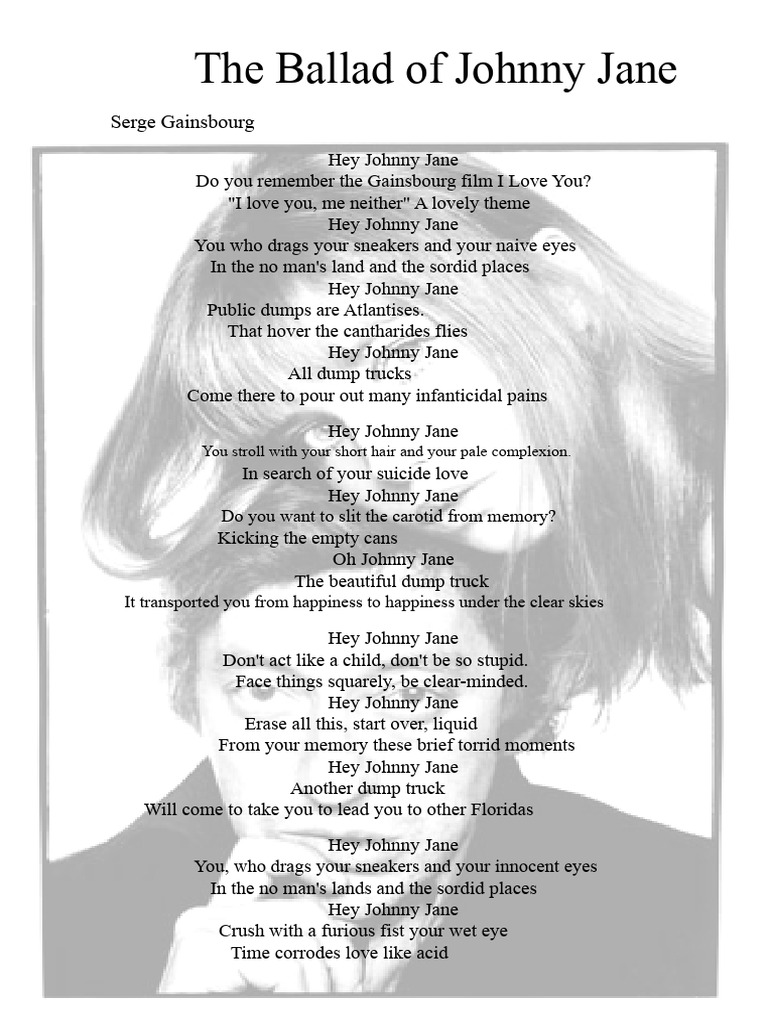 The Ballad of Johnny Jane | PDF