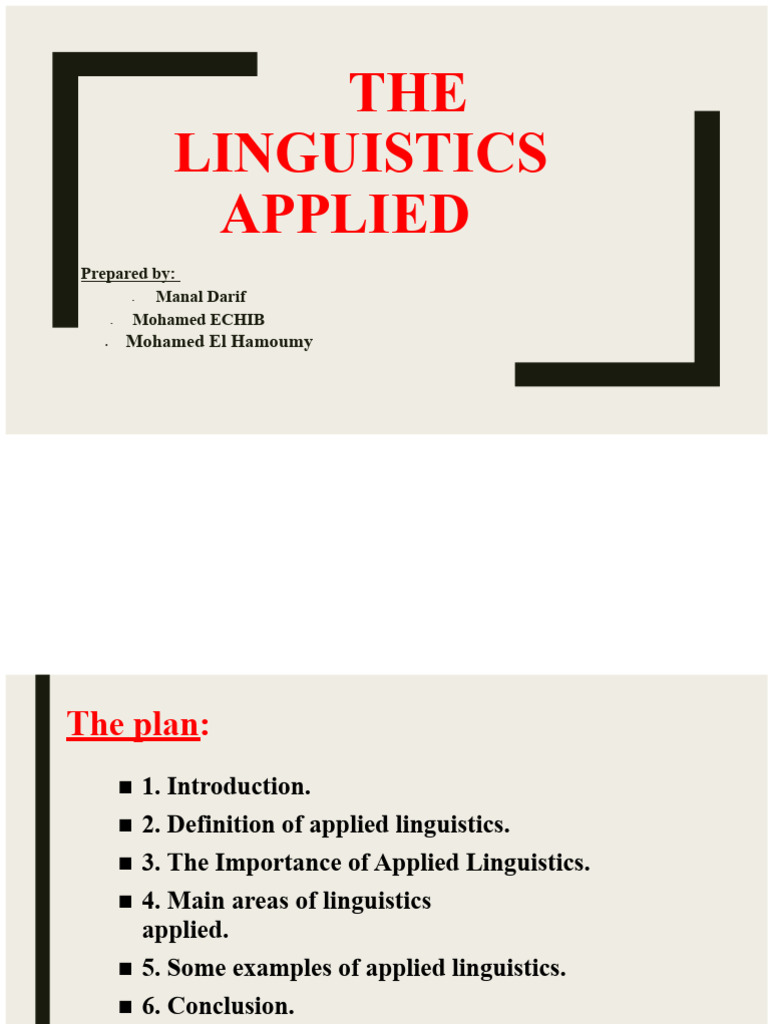Applied Linguistics MLMD | PDF | Linguistics | Translations