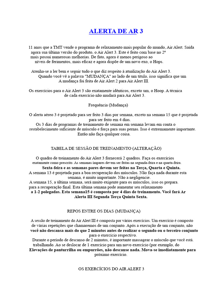 Alerta Aéreo 3 | PDF