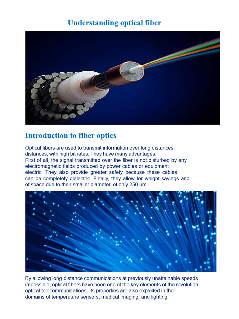Understanding Optical Fiber | PDF | Optical Fiber | Transmission Medium