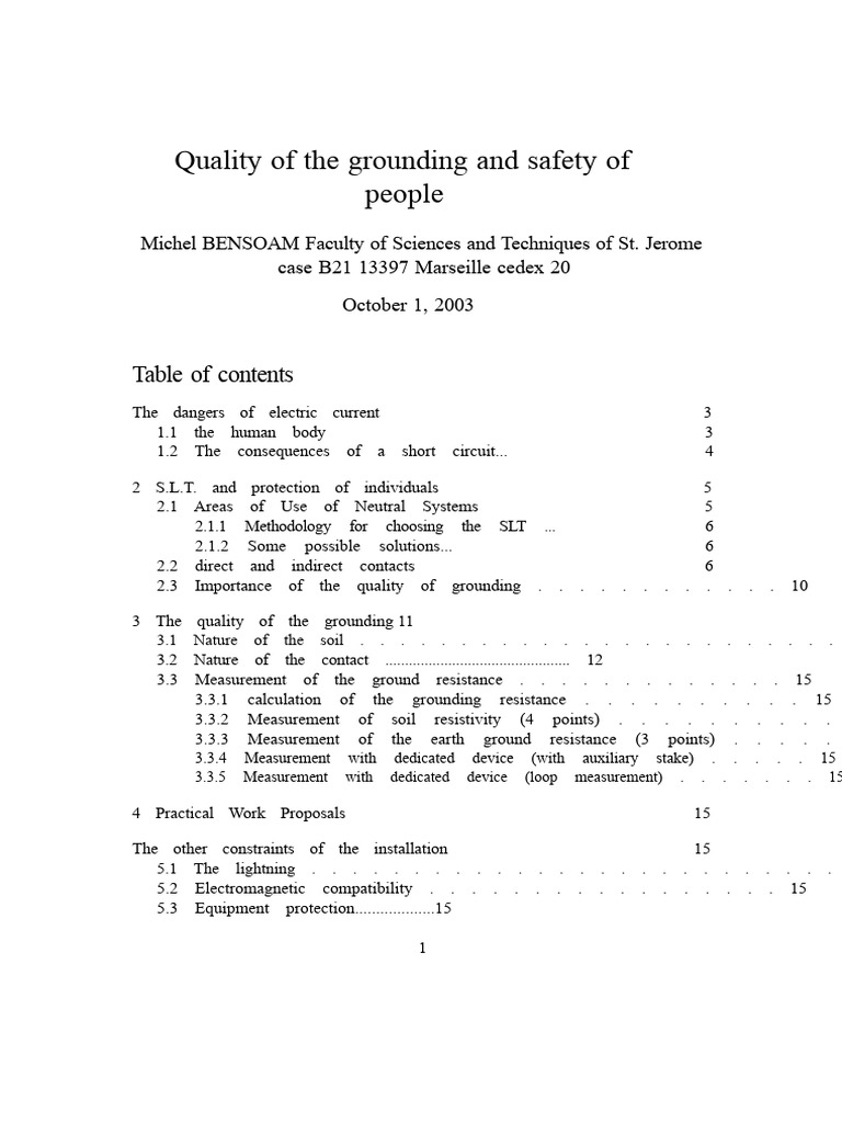 Calculation of Grounding | PDF | Electricity | Electrical Engineering