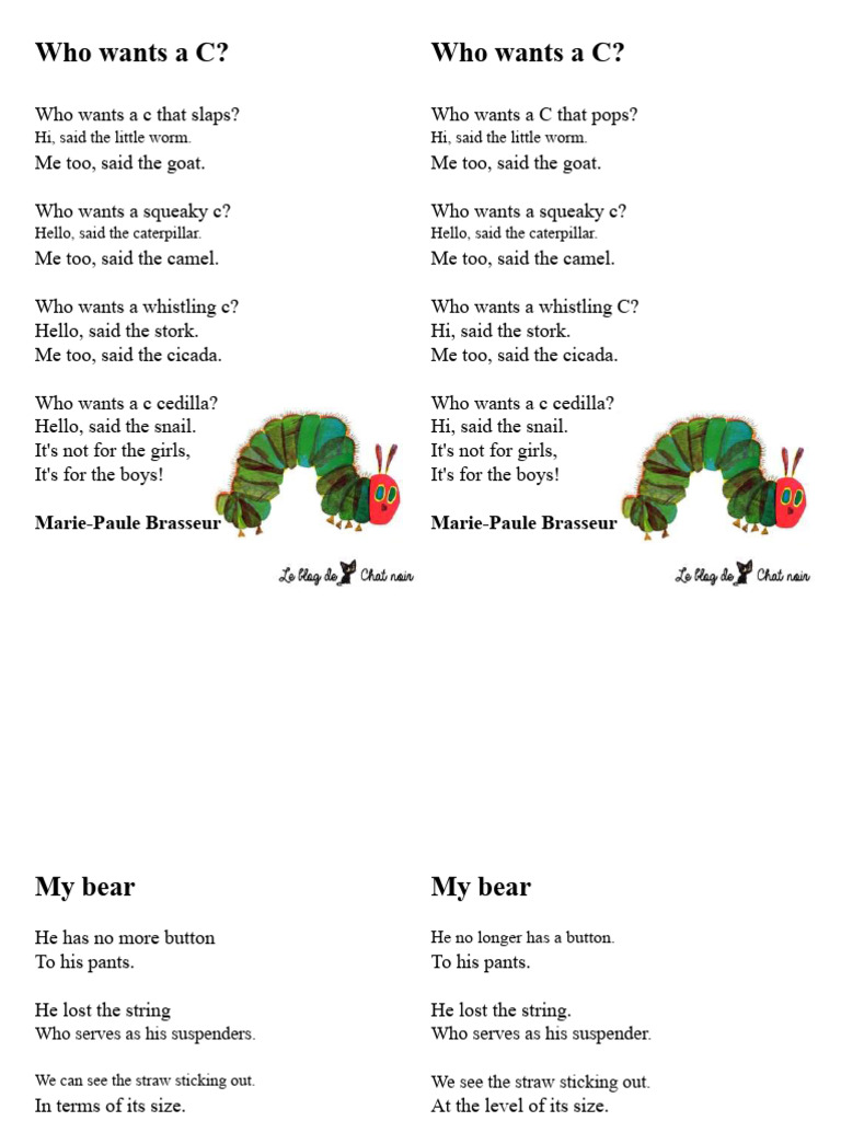 Fun Children's Poetry Collection | PDF | Chicken
