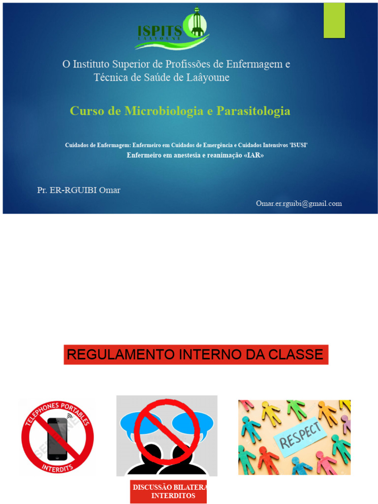 Curso de Microbiologia e Parasitologia - Capítulo I | PDF | Célula (Biologia) | Microbiologia