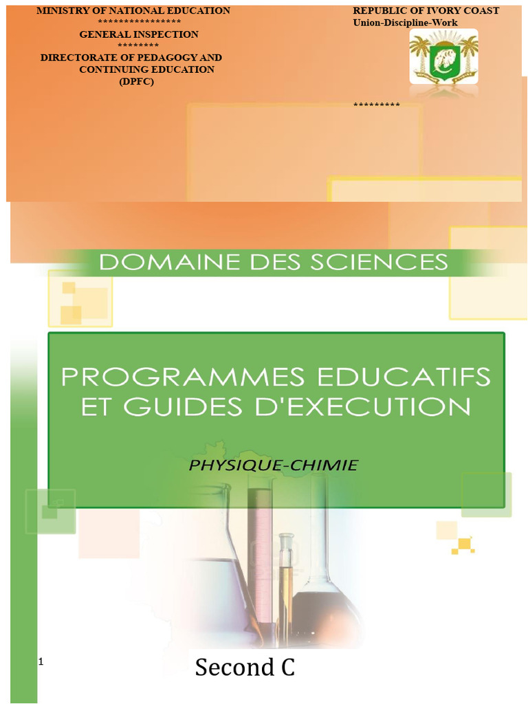 Physical Education Program Second Year C - Ivory Coast | PDF ...