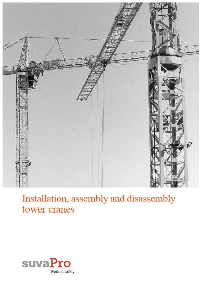 Tower Crane Safety and Installation Guide | PDF | Crane (Machine) | Safety