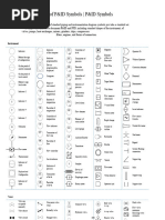 P&ID and PFD Symbols Overview | PDF