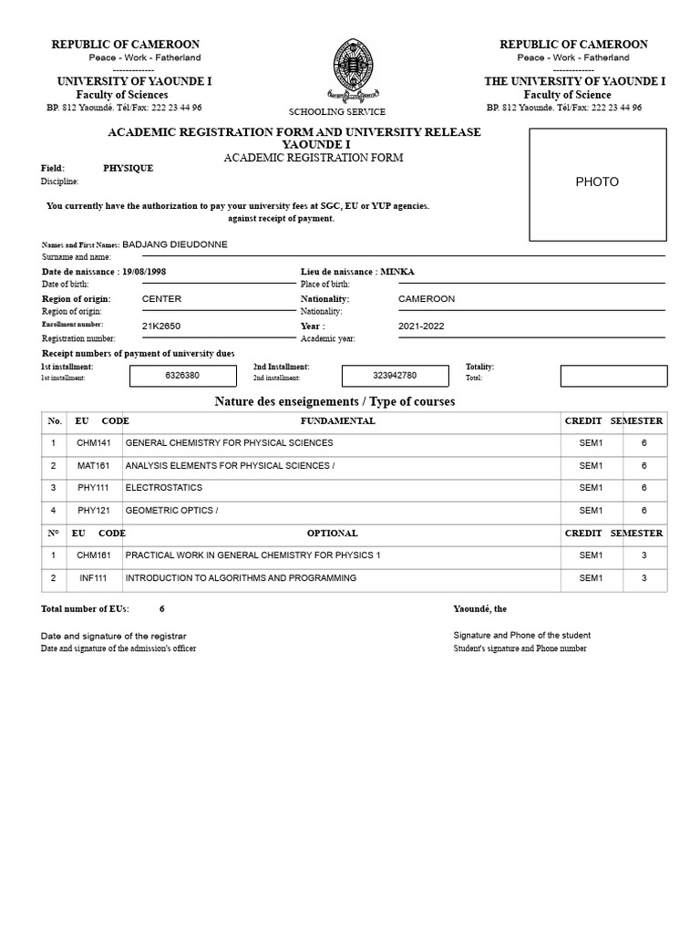 Academic Sheet FS 21K2650 2022 | PDF