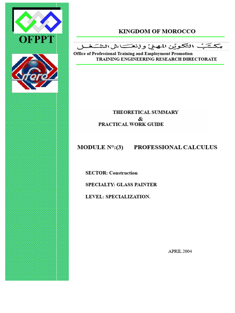 M03 - PROFESSIONAL CALCULATION | PDF | Area | Geometry