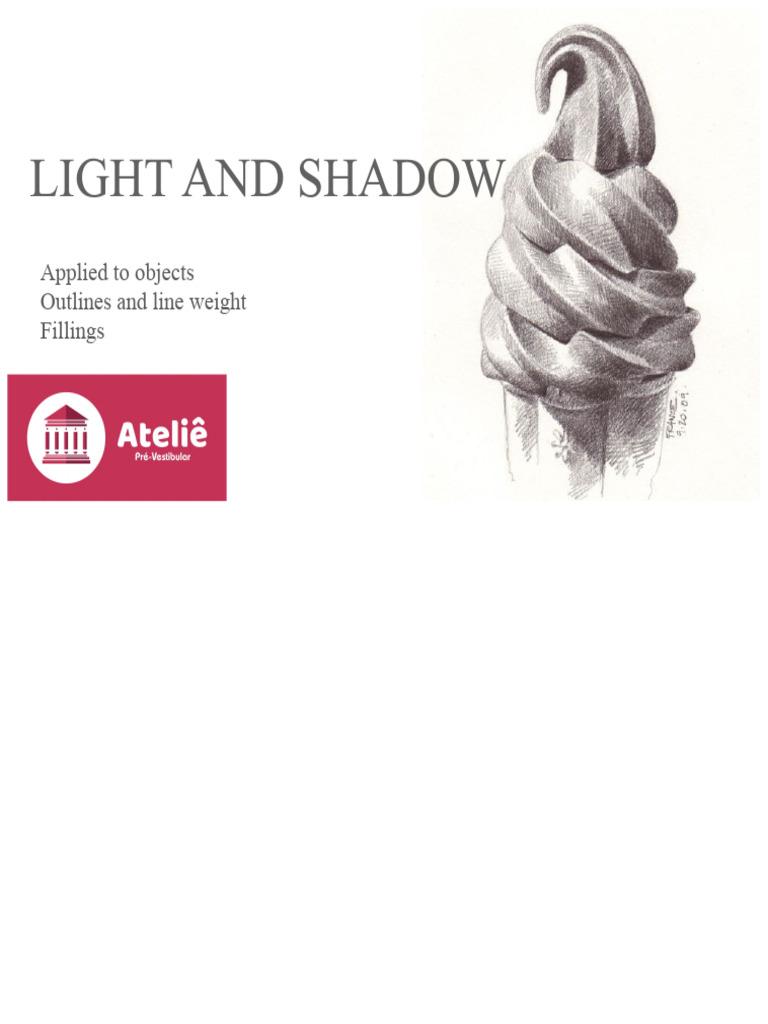 Class Light and Shadow and Color Filling | PDF | Drawing | Artistic ...