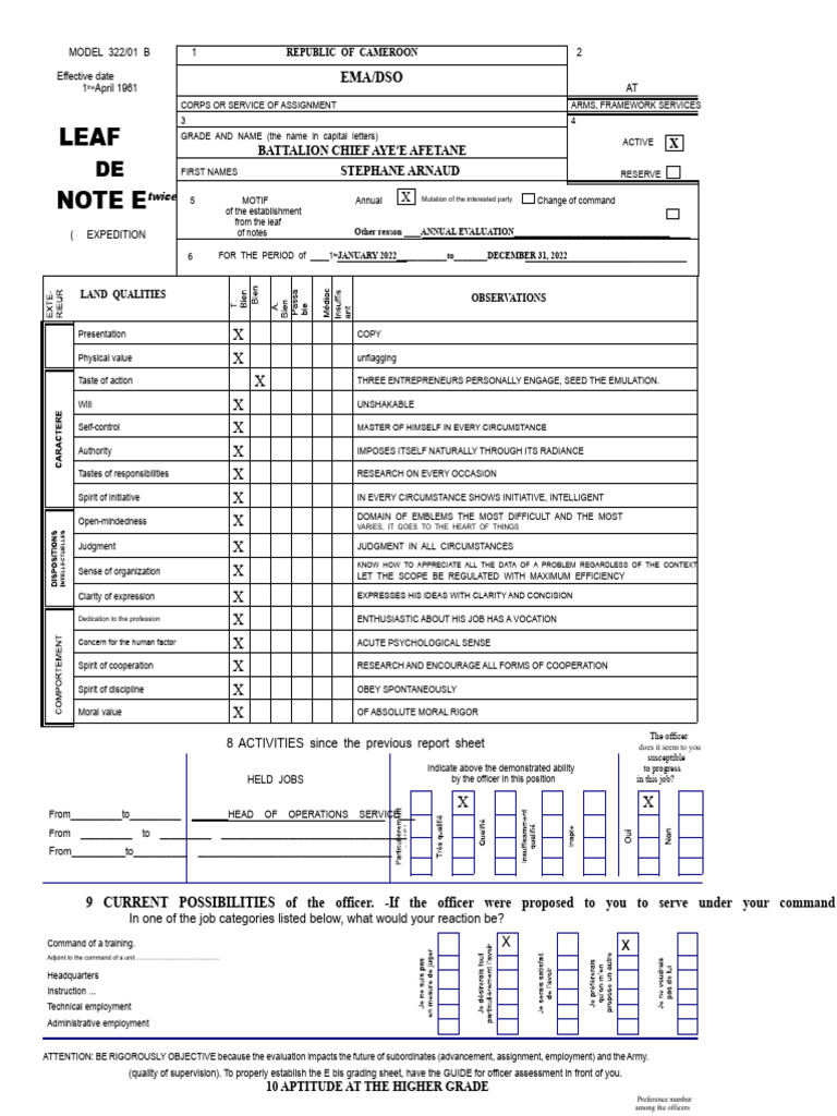 Cba Notes Sheets Stephane Arnaud | PDF | Military Rank | Brigadier General