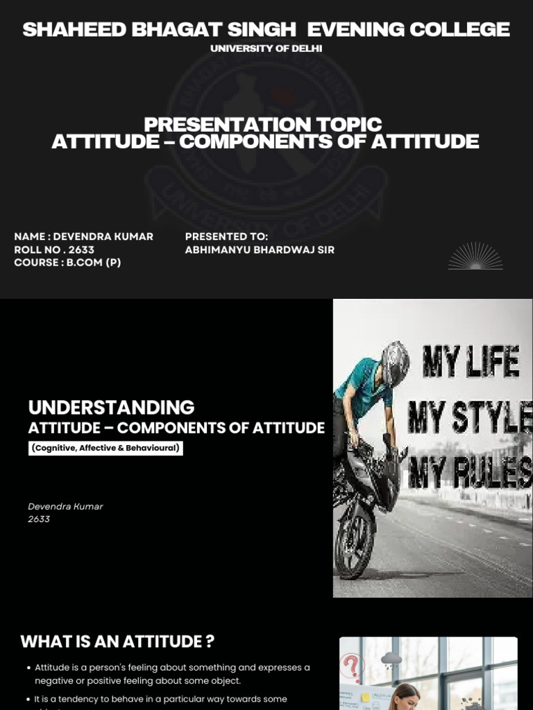 Understanding-Attitude - PDF (Presentation) DEVENDRA 2633 | PDF ...
