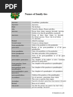 Blood Relationship Chart Overview | PDF | Family | Kinship And Descent