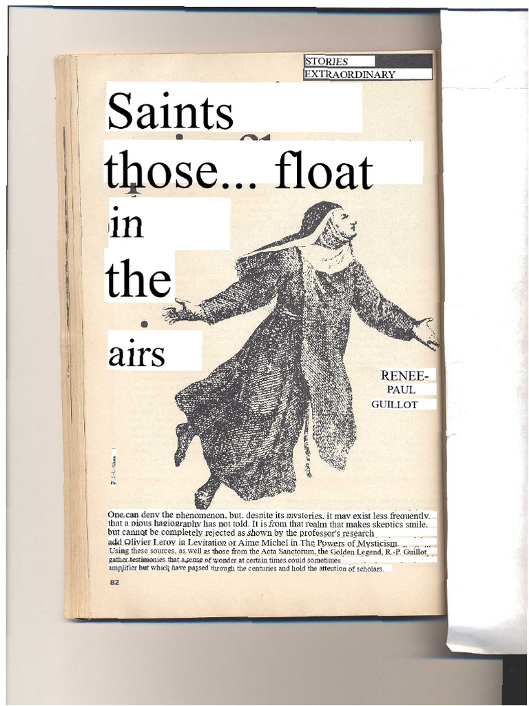 Levitation. Saints Floating in The Air | PDF
