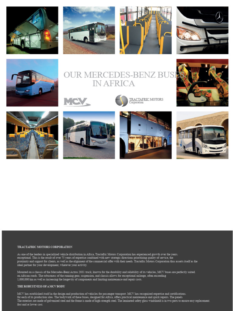 Our Mercedes-Benz Buses in Africa. Tractafric Motors Corporation | PDF ...
