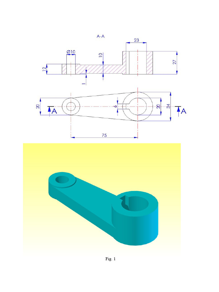 Exercise 2 Solidworks | PDF | Extrusion