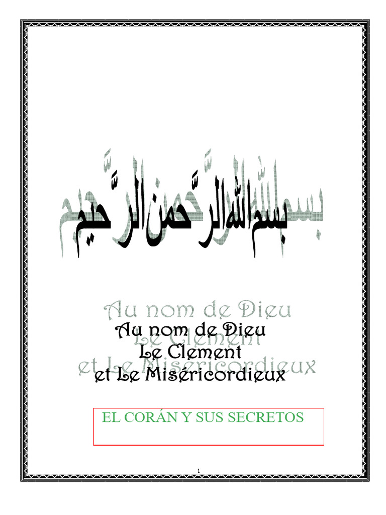 Secretos del Corán: Salud y Guía | PDF