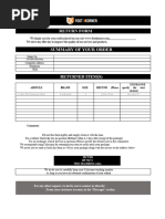 H&M Return Form Instructions | PDF