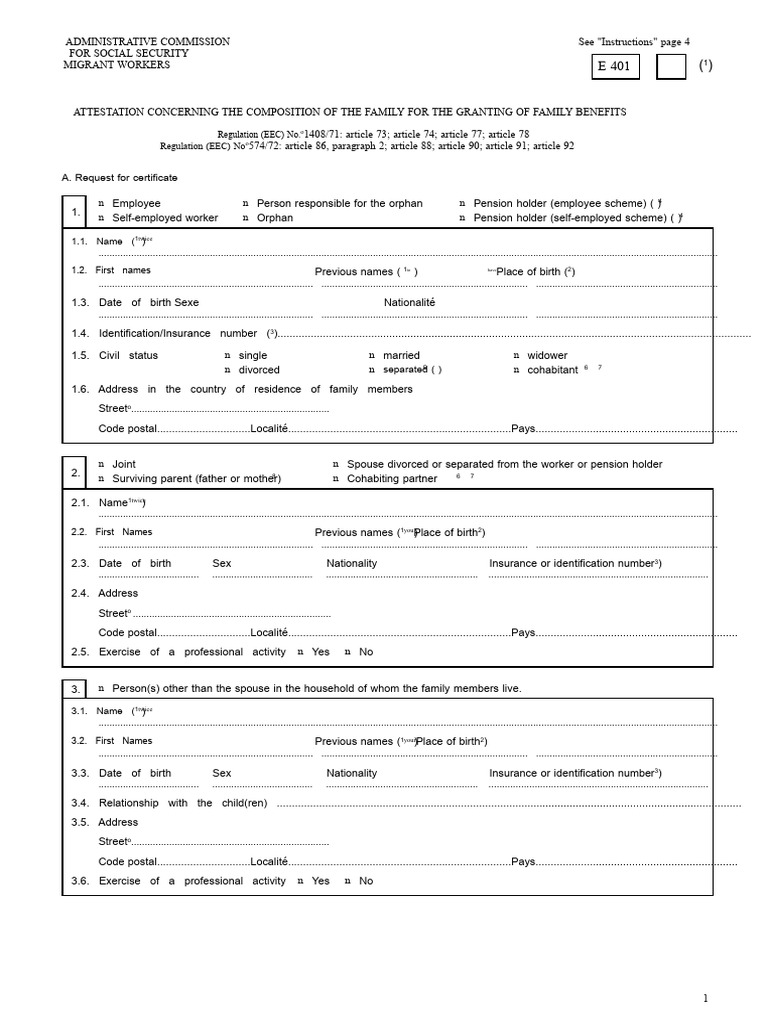 E401-FR-.pdf | PDF | Identity Document | Marriage
