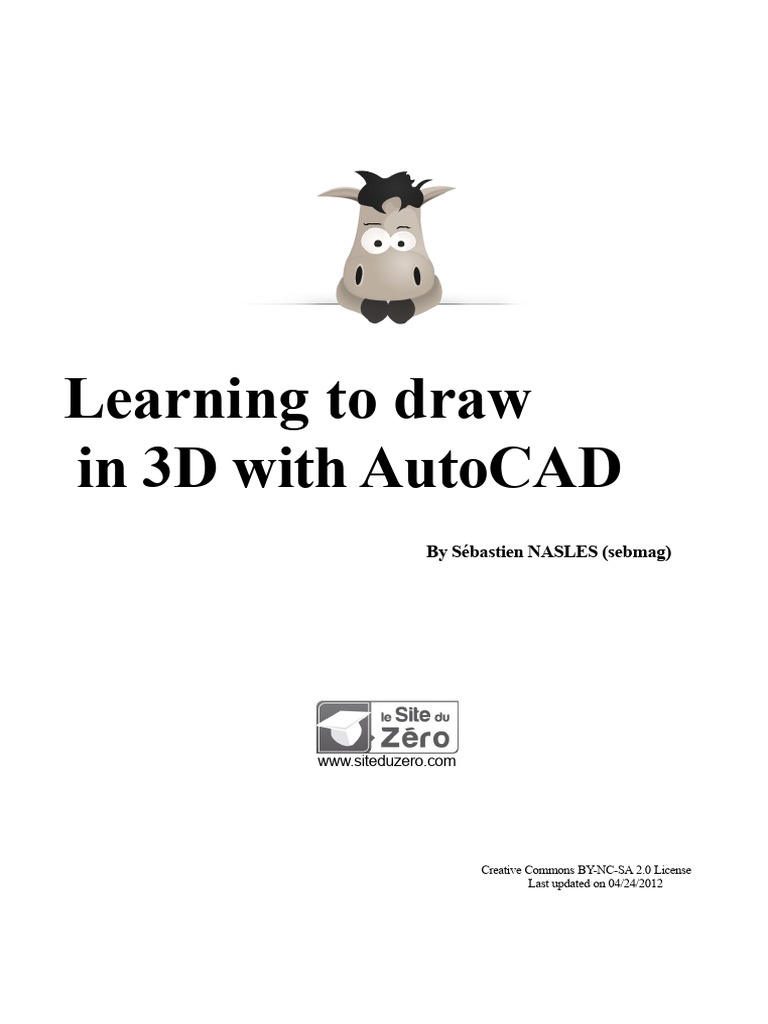 408696 Learn to Draw in 3D with AutoCAD | PDF | Auto Cad | 3 D Computer ...