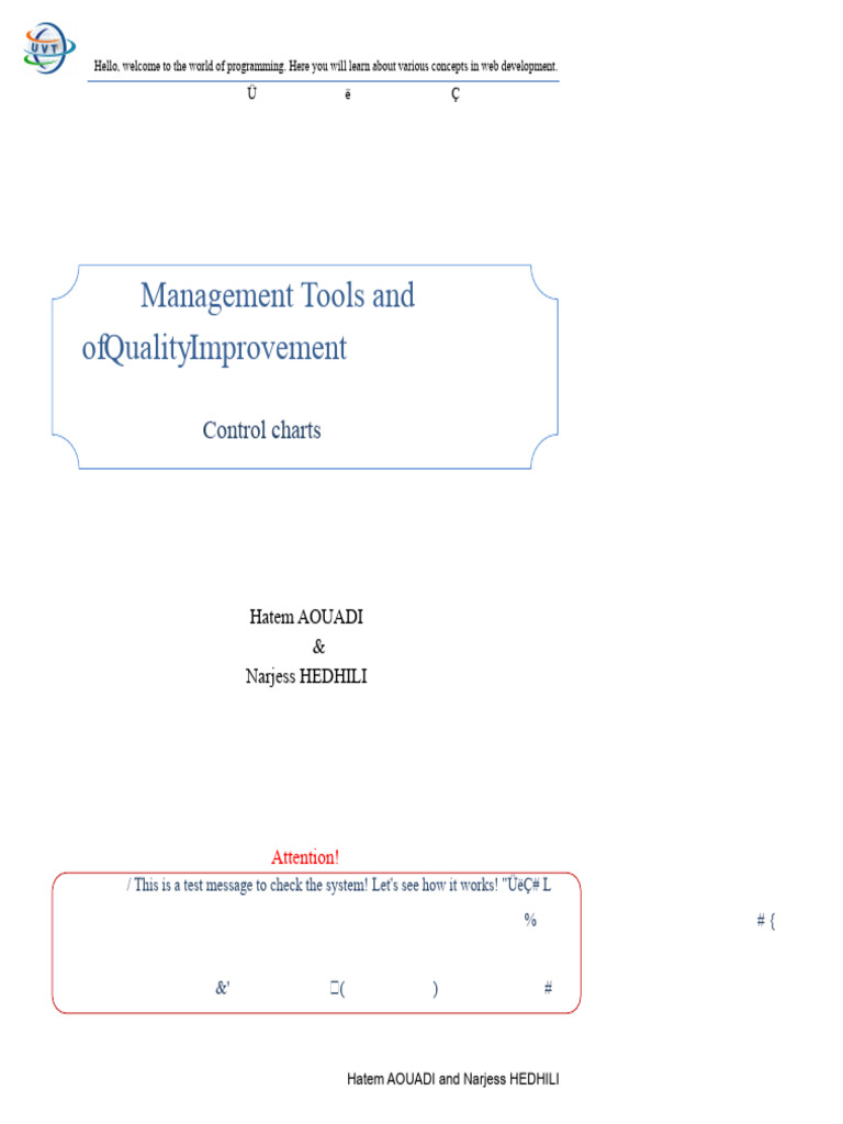 Chapter 9 Control Charts | PDF | Sampling (Statistics) | Standard Deviation