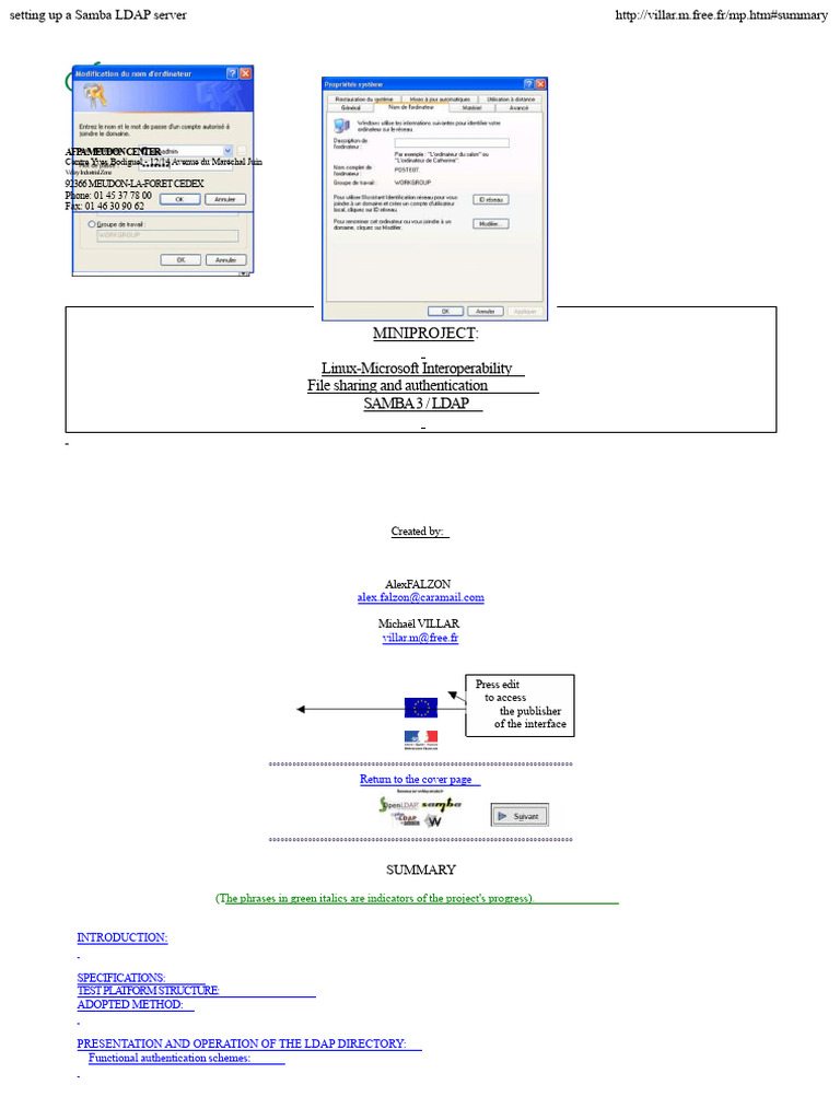 Setting Up a Samba LDAP Server | PDF | Transport Layer Security ...