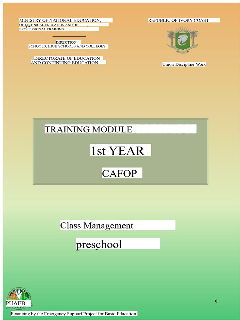 Preschool Class Management Module PDF | PDF | Vaccines | Preschool