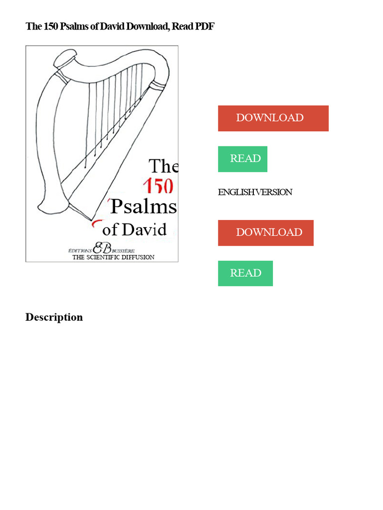 150 Psalms of David PDF Download Guide | PDF | Psalms | Ketuvim