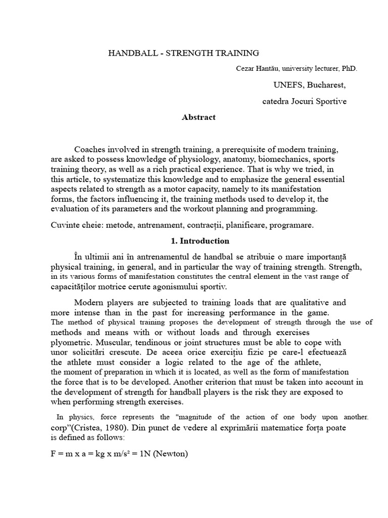 Fort A | PDF | Strength Training | Skeletal Muscle
