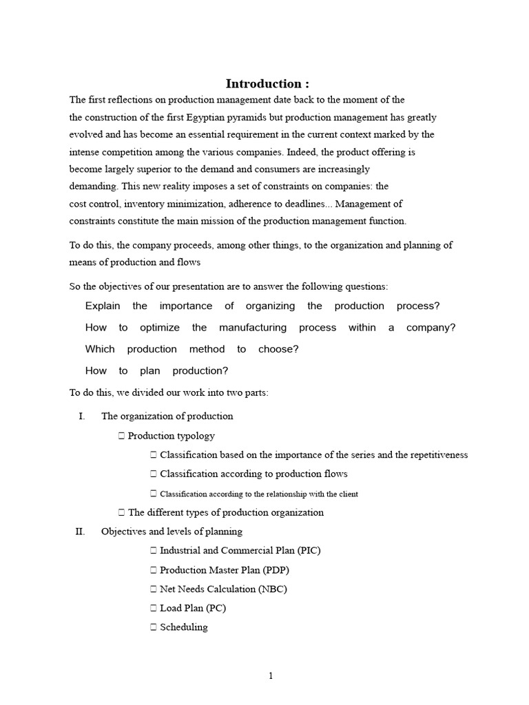 Production Management Optimization Guide | PDF | Policy | Inventory