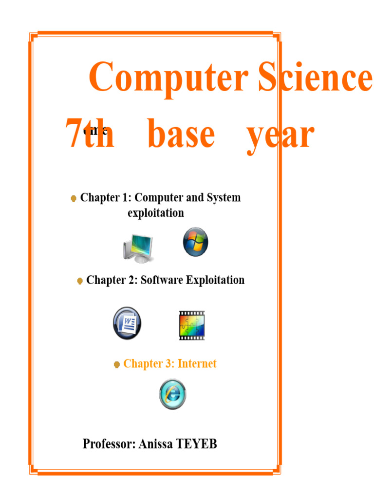 Computer Science 7th Year of Basic Education | PDF | Operating System ...