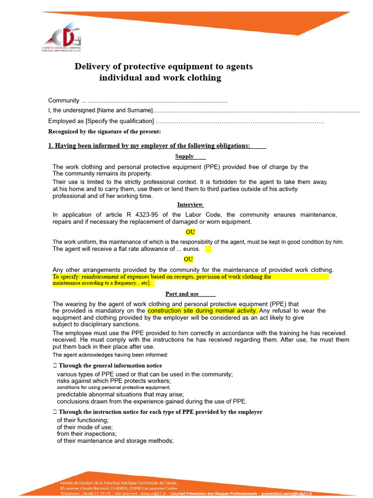 Certificate of Delivery of PPE | PDF | Personal Protective Equipment ...