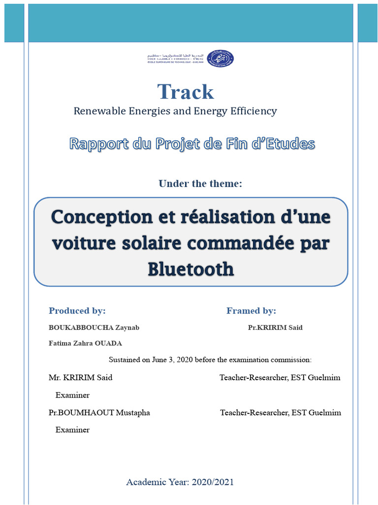 Final Project Report Solar Car ORIGINAL | PDF | Photovoltaics | Solar Cell