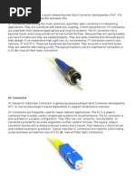 Fiber Optic Connector Chart | PDF | Electrical Connector | Optical Fiber