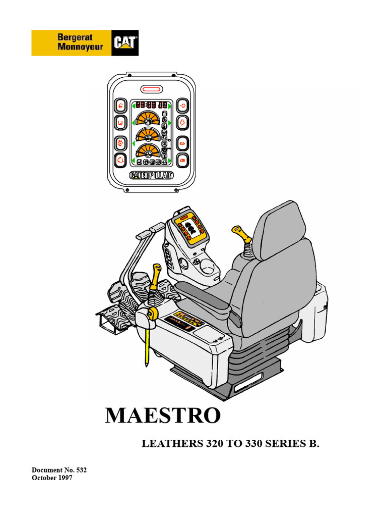 Hydraulic Excavators 320-330 Series B Guide | PDF | Throttle | Engines