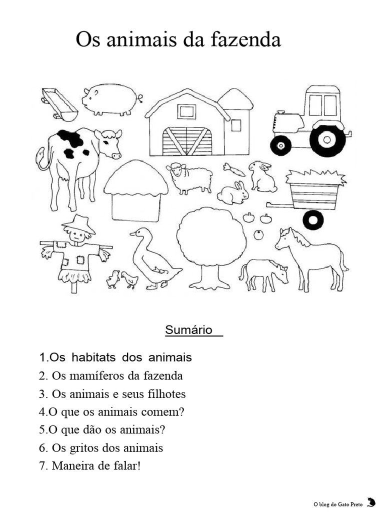 Animais da Fazenda: Habitats e Curiosidades | PDF | Bode | Ovelhas