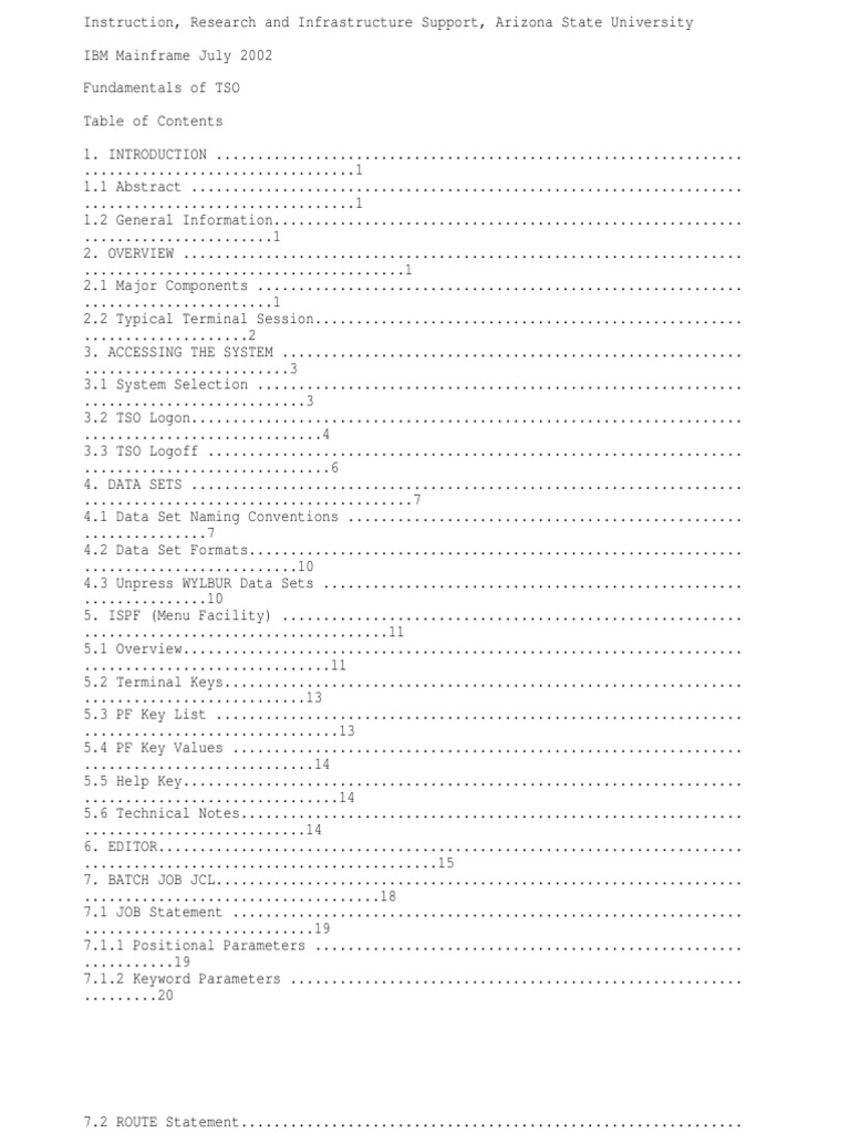 Fundamentals of TSO | PDF | Command Line Interface | System Software