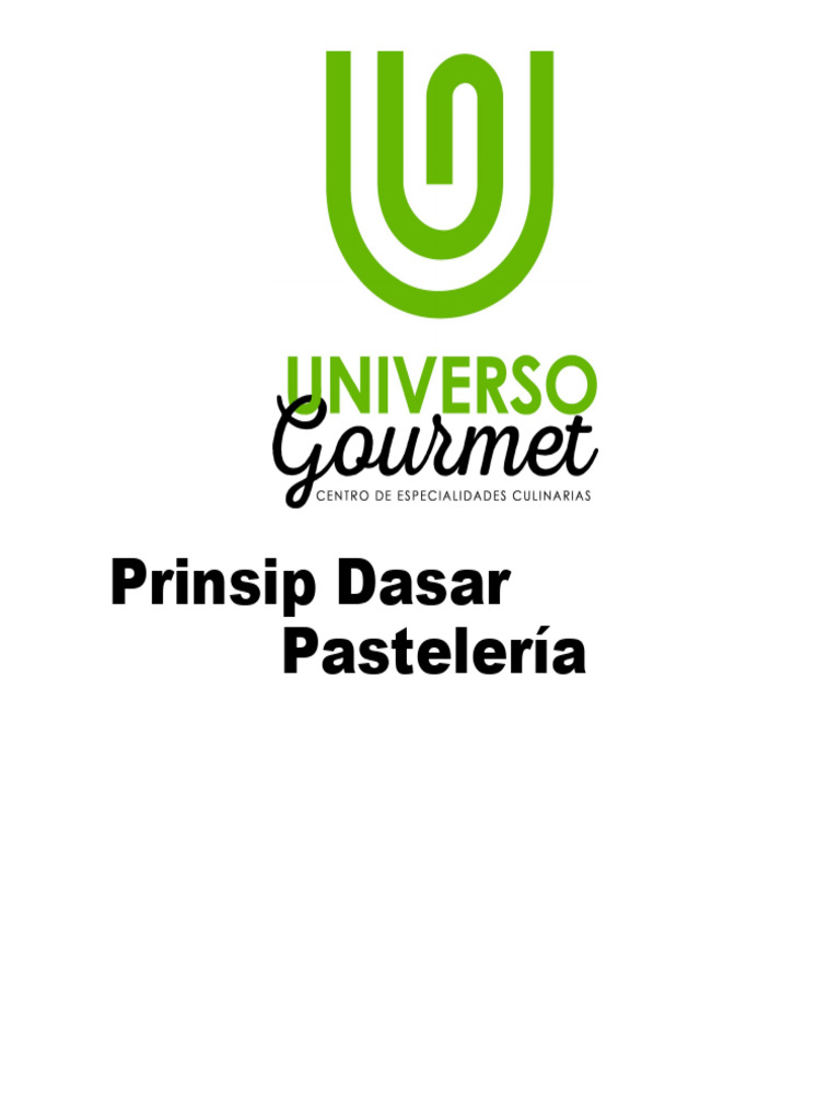 Prinsip Dasar Patiseri dan Bahan Kue | PDF