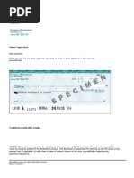 National Bank Sample Cheque Guide | PDF
