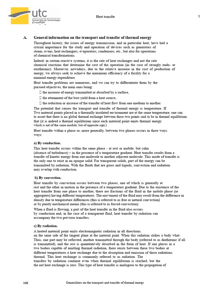 Heat Transfer Course | PDF | Heat Transfer | Thermal Conduction
