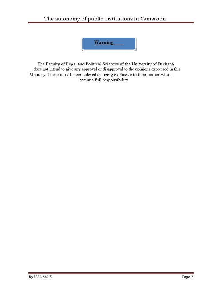 My Definitive Master's Thesis | PDF | Autonomy | Decentralization