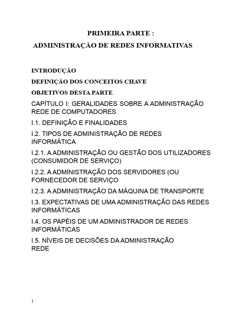 Administração de Redes: Conceitos e Práticas | PDF | Rede de ...