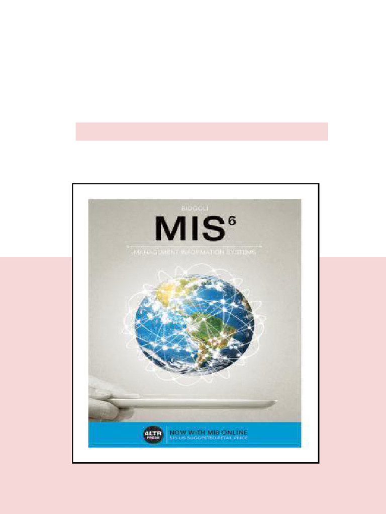 MIS 6 6th Edition Edition Hossein Bidgoli PDF Version | PDF | Network ...